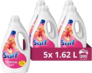 Surf Tropical Lily Laundry Washing Liquid 300 washes with a joy-infused ...