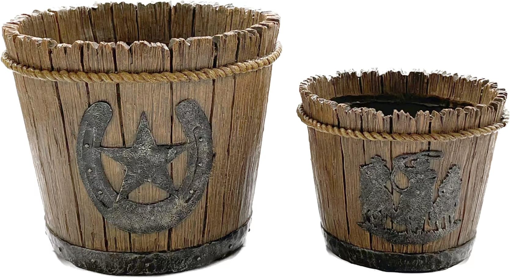 Amazon.com : NPW Cowboy Hat Planter Western Themed Ceramic Flower Pot ...