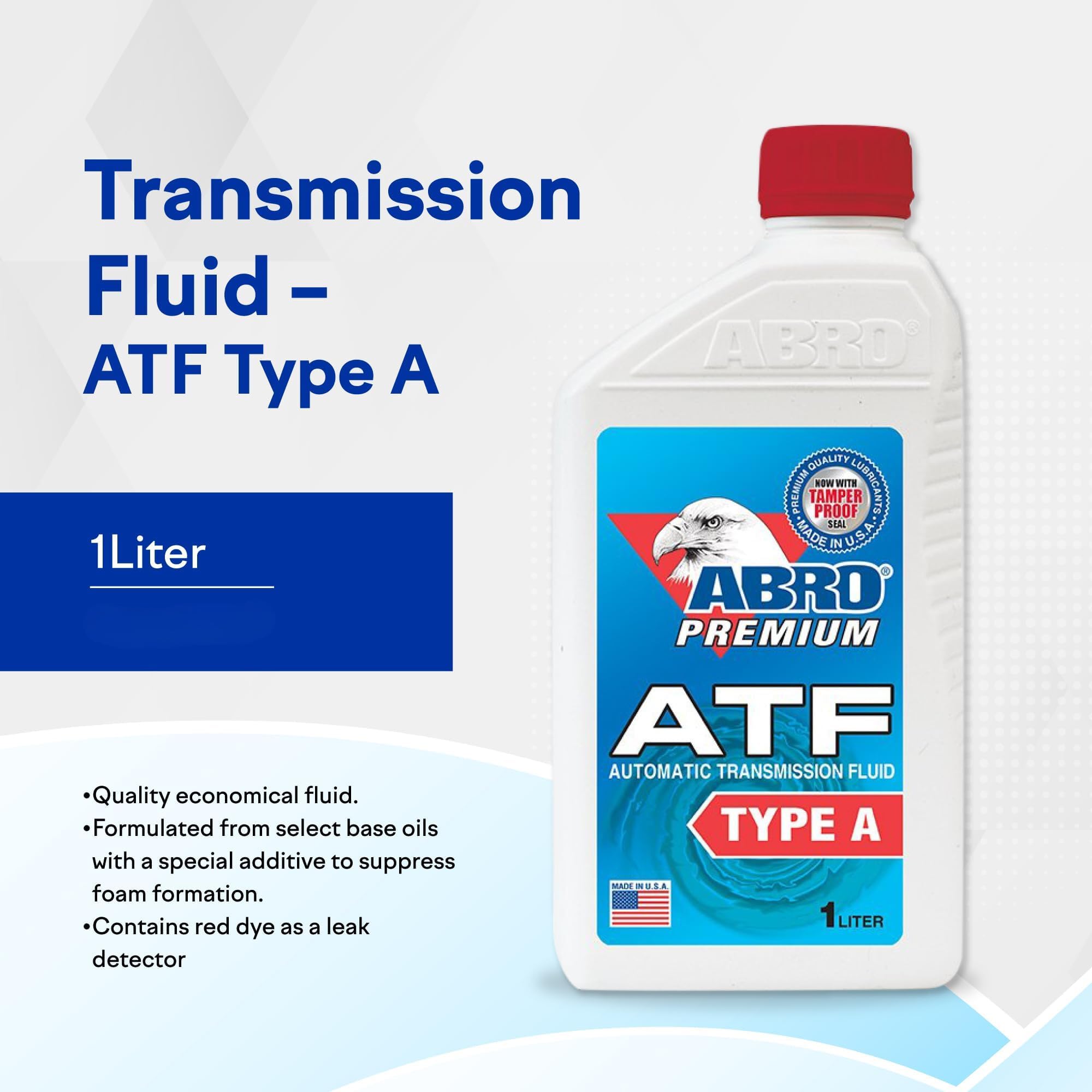 Snapklik.com : ABRO Automatic Transmission Fluid Type A, 1 Quart ...