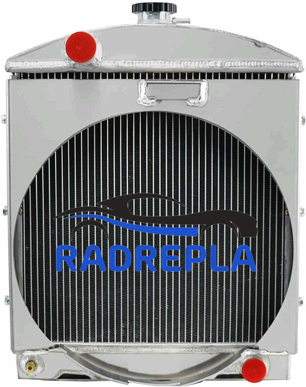 Amazon.com: RADREPLA 4 Row Aluminum Tractor Radiator Compatible with ...