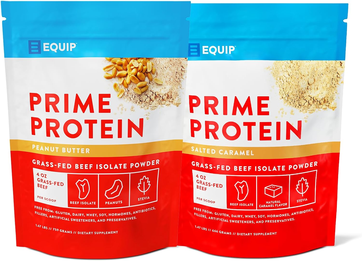 Amazon.com: Equip Foods Prime Protein Powder Peanut Butter & Prime ...