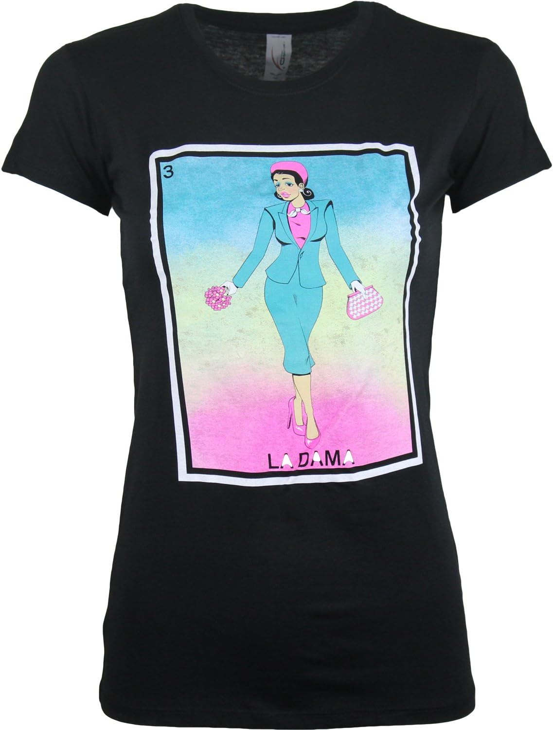 Amazon.com: Womens Loteria Shirts Funny Mexican Lottery Tees (Black ...