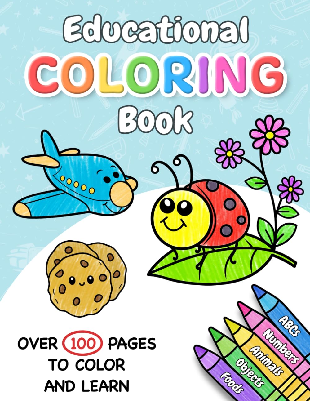 Amazon.com: Educational Coloring Book For Toddlers 1-3: Color Crayons ...