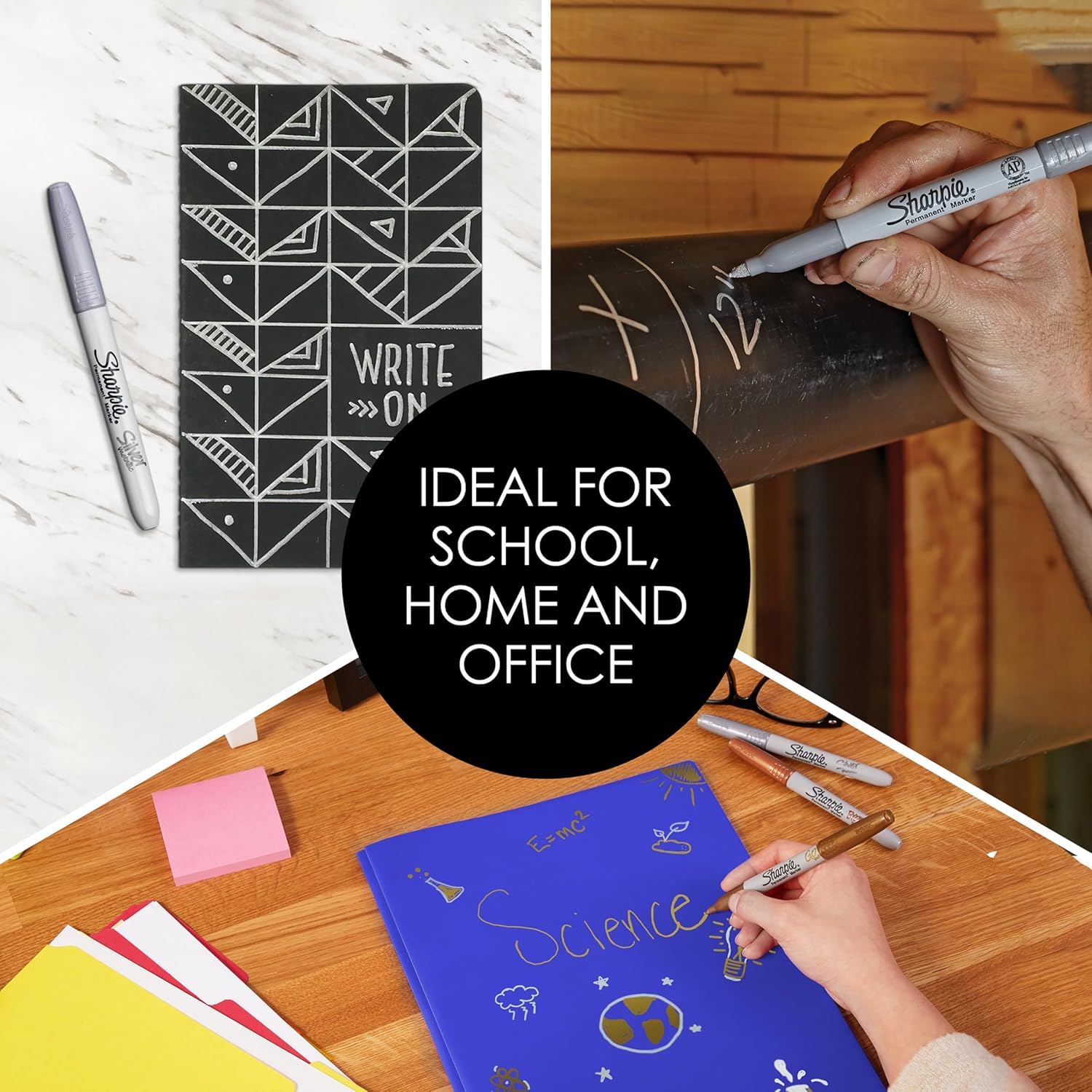 Sharpie Metallic Permanent Markers | Gold | Fine Point | 4 Count – BigaMart