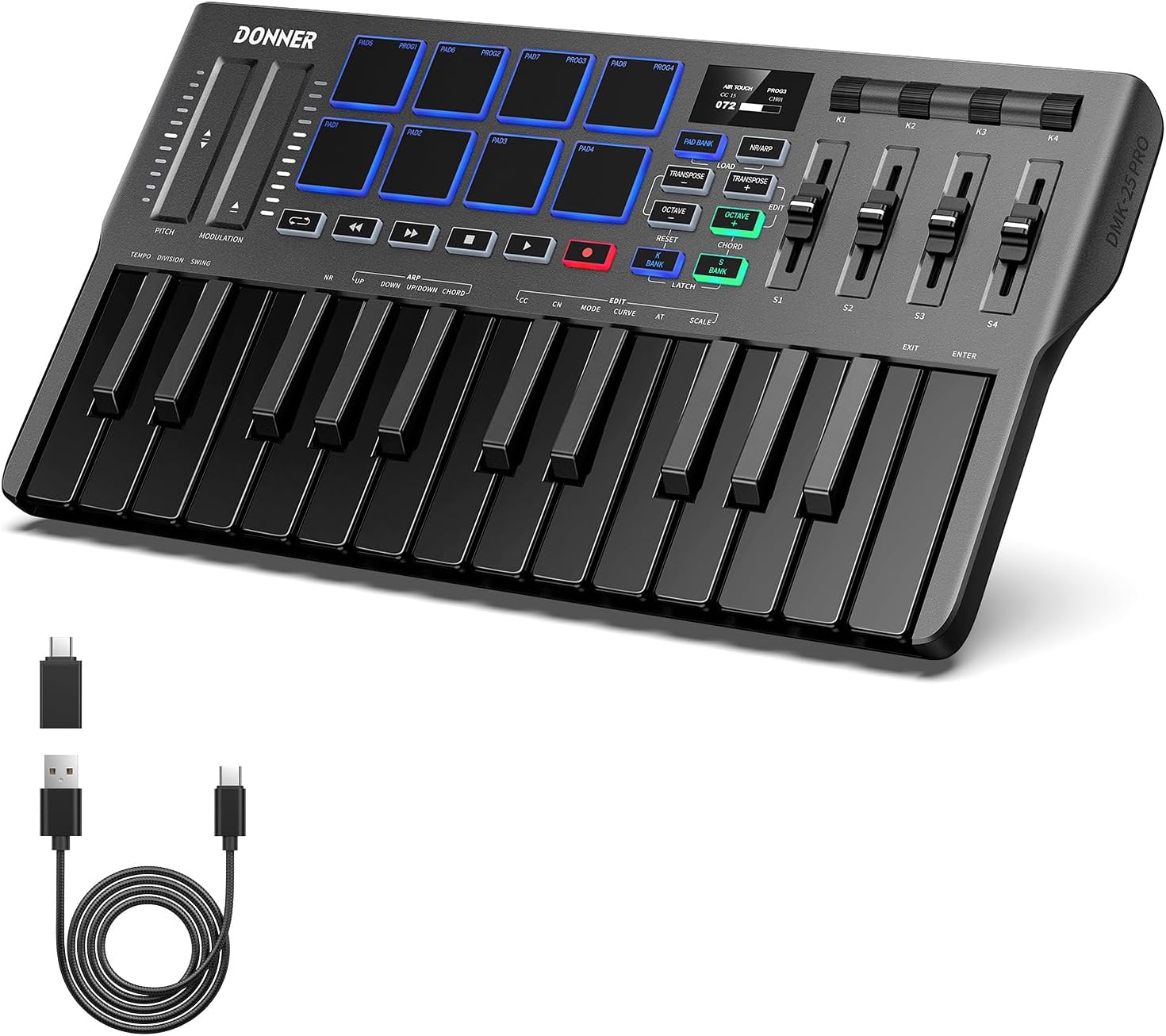 Amazon.com: HXW EMP16 MIDI Pad Controller Beat Maker Machine With ...