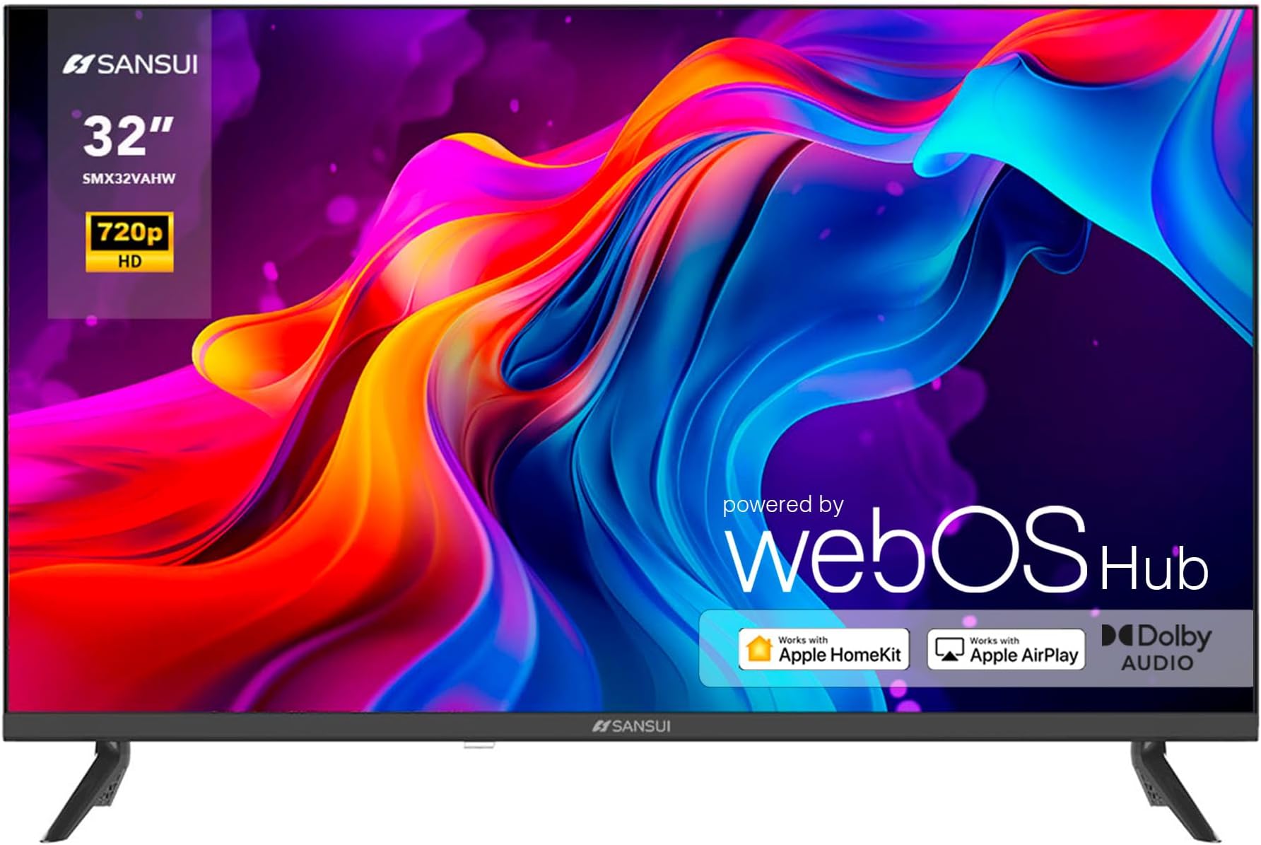 WEYON Smart TV Pantalla Television 32" Pulgadas Android TV, HD 60Hz, con WiFi, 3 HDMI/2 USB/RCA ...