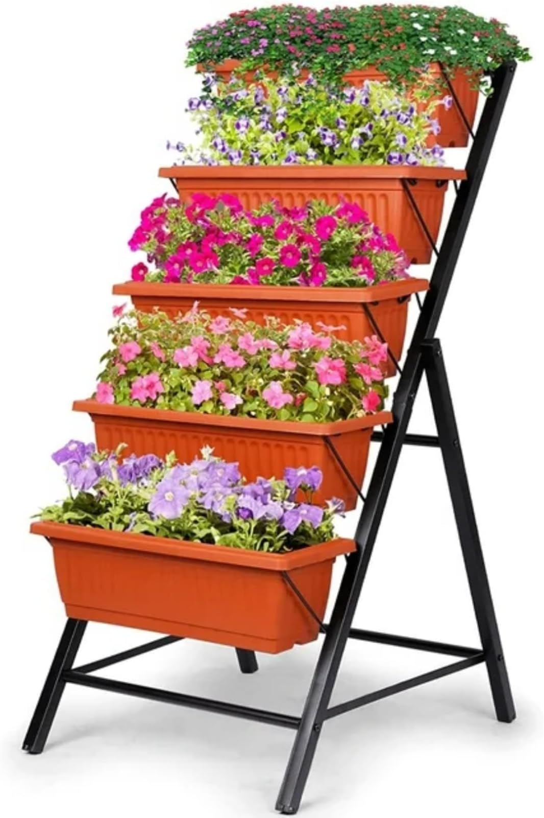 Amazon.com: Suyncll Vertical Raised Garden Bed Planter Box,5 Tiers ...