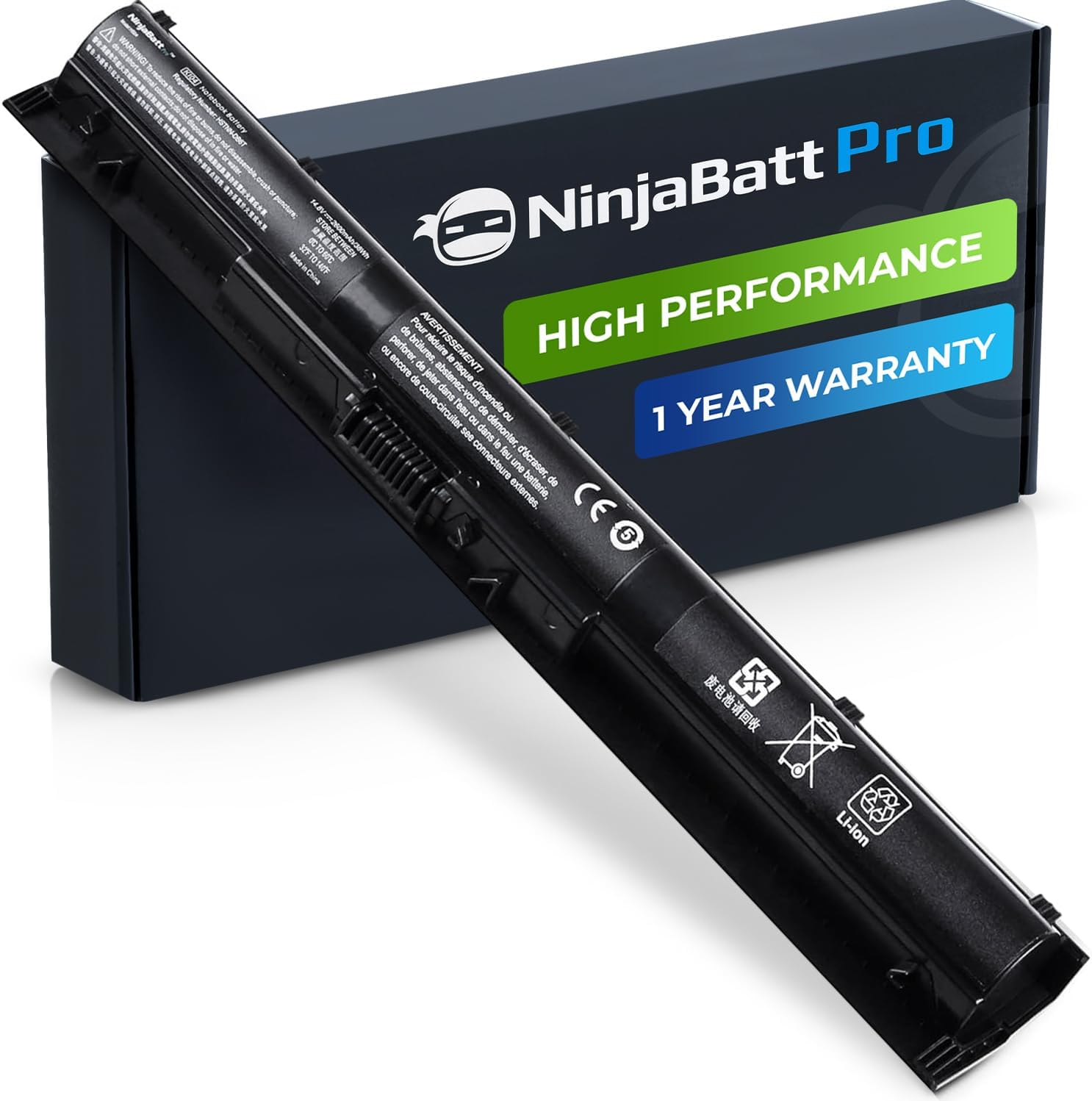 NinjaBatt Pro Battery for HP 800049-001 K104 800050-001 KI04 800010-421 ...