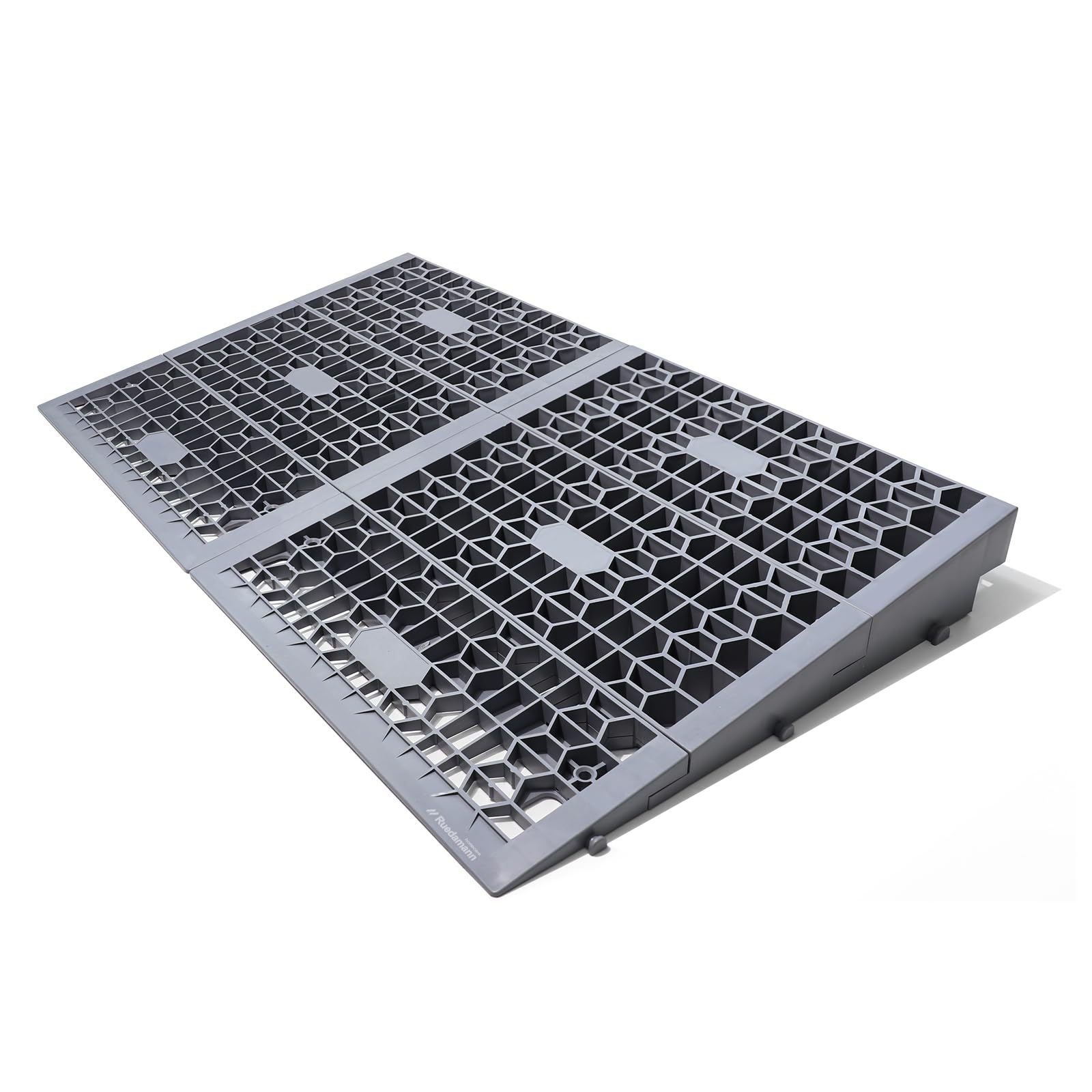 Amazon.com: Ruedamann Modular Threshold Ramps, 3" Rise Plastic ...