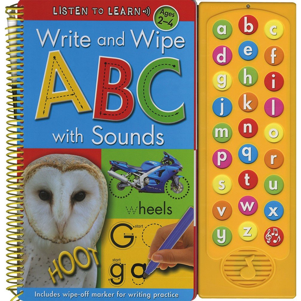 Write and Wipe ABC with Sounds: Listen to Learn : Amazon.co.uk: Books