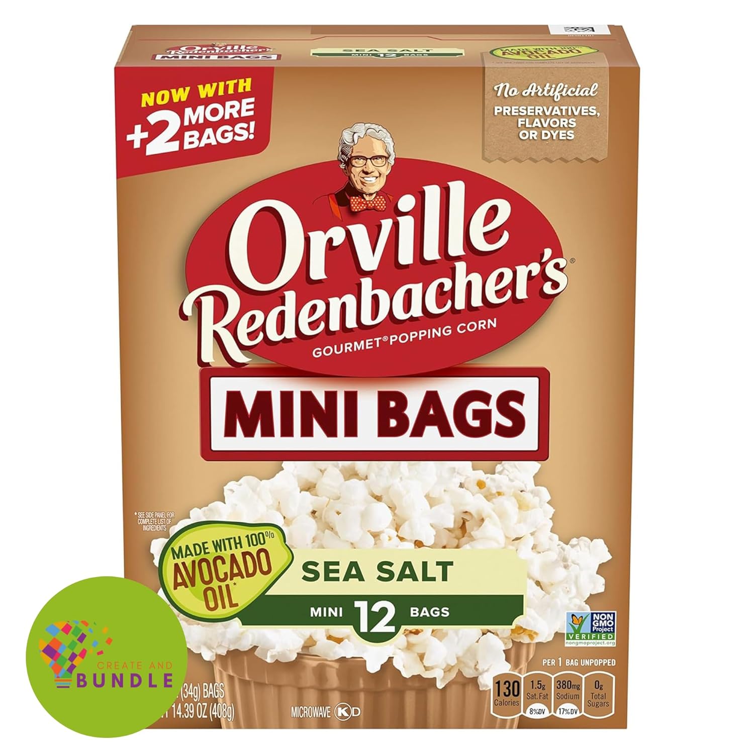 Amazon.com: Orville Redenbacher's Avocado Oil & Sea Salt Microwave ...