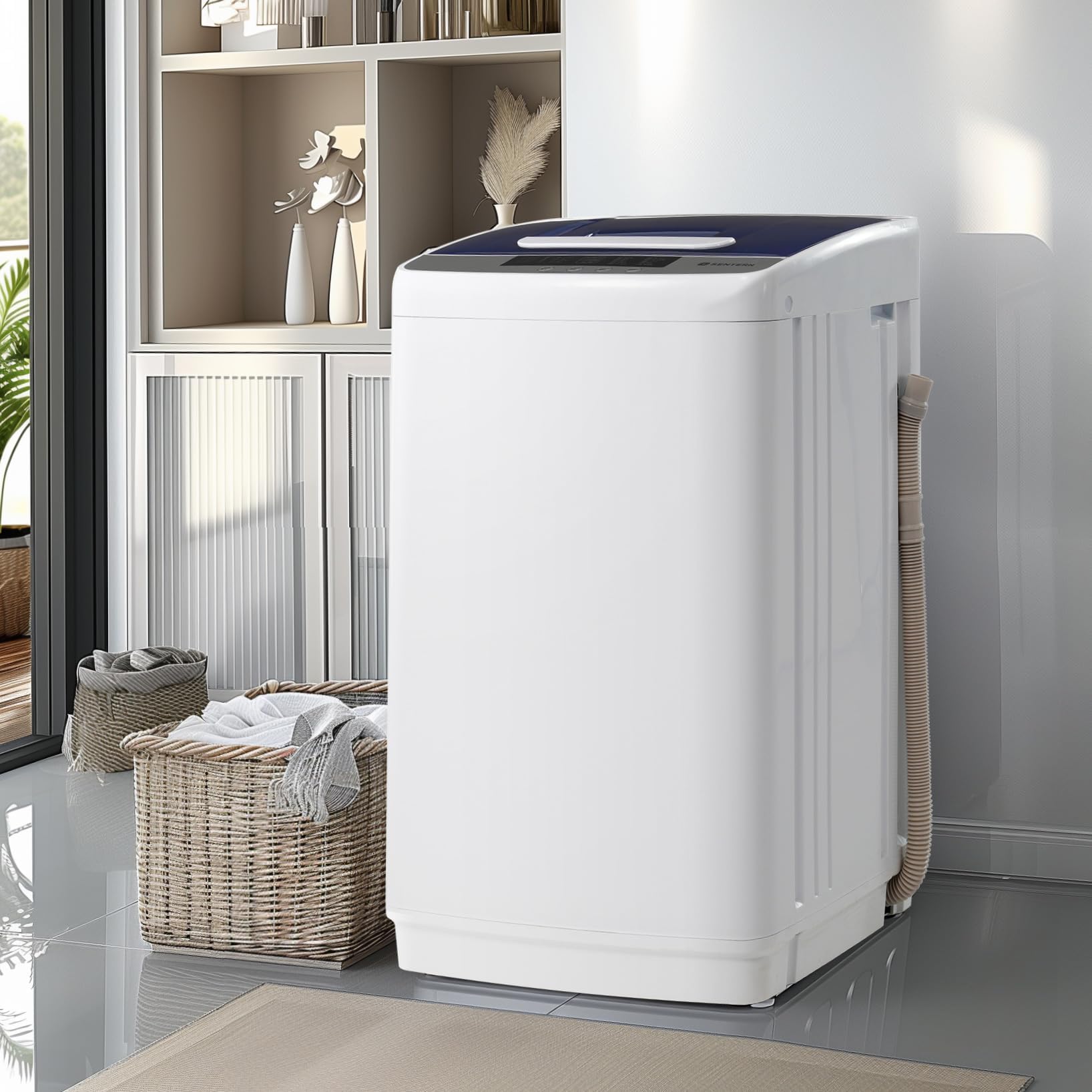 Amazon | OSJ 洗濯機 一人暮らし 5kg 小型全自動洗濯機 10種類 小型洗濯機 縦型洗濯機 | OSJ | 洗濯機 通販