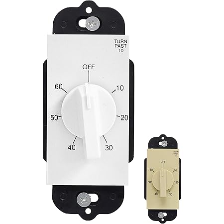 Intermatic FD30MWC 30-Minute Countdown Wall Timer for Fans and Lights ...
