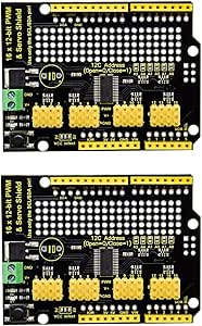 Amazon.com: KEYESTUDIO 16-Channel 12-bit Servo Motor Shield for Arduino ...