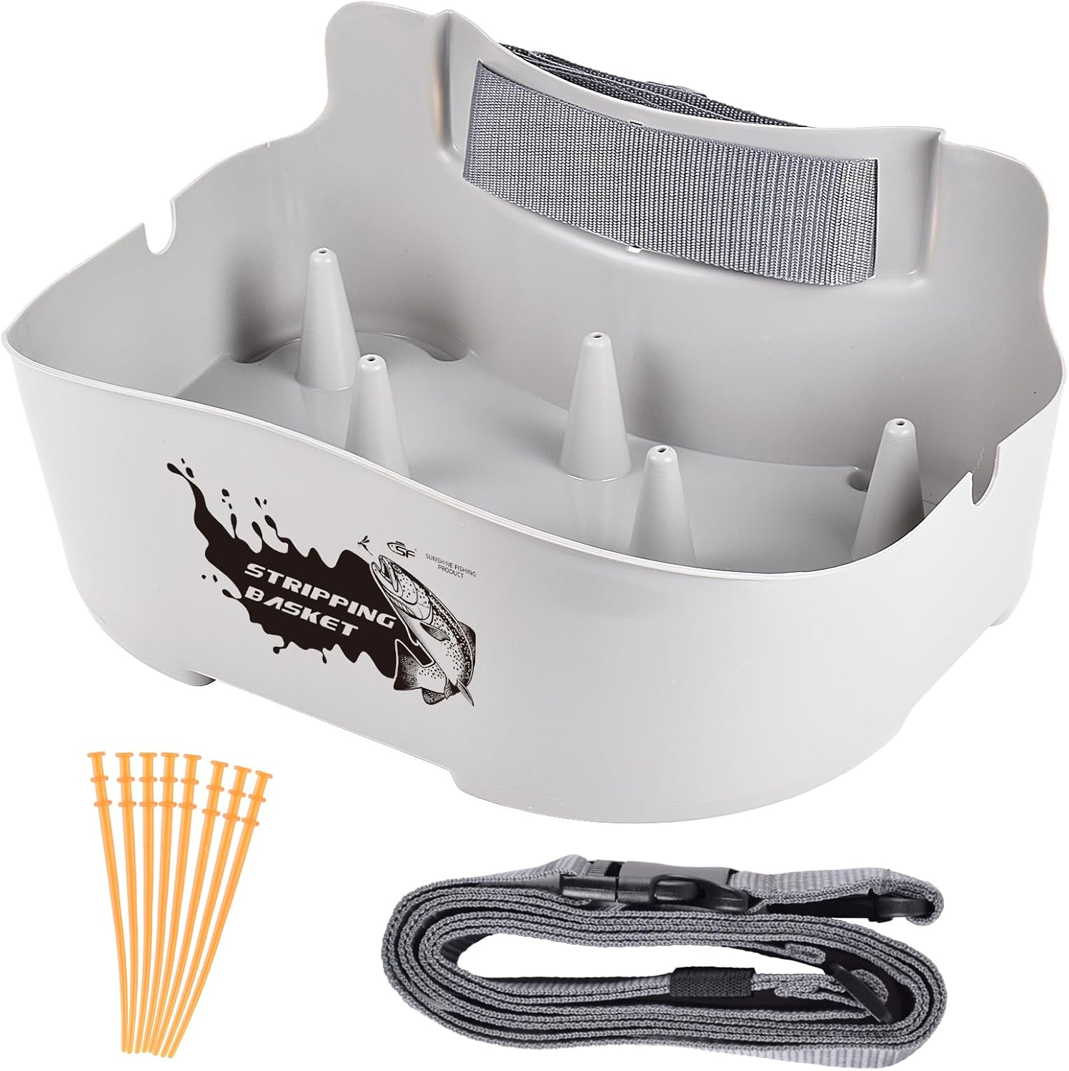 Amazon.com: SF Fly Fishing Stripping Basket for Line Tray Ergonomic ...