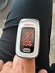 Amazon.com: Fingertip Pulse Oximeter, Blood Oxygen Saturation Monitor ...