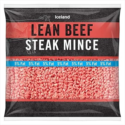 Iceland Lean Beef Steak Mince 400g (Frozen) : Amazon.co.uk: Grocery
