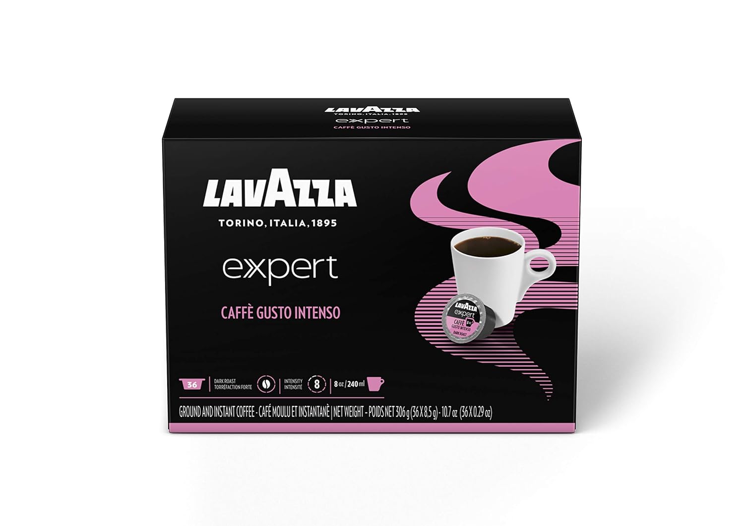 Amazon.com : Lavazza Expert Caffe' Gusto Intenso Capsules (36 Capsules ...