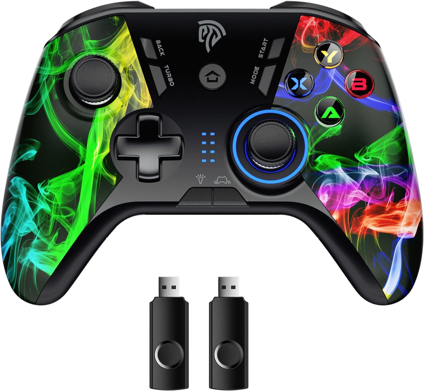 Amazon.com: EasySMX 9110 Wireless Controller + 1 Pack Backup USB Dongle ...