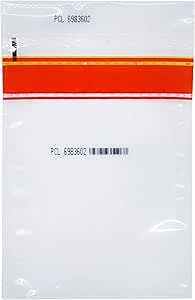 Amazon.com: SECUR-PAK 100pk Security Bags, 6"x9" Transparent, Tamper ...