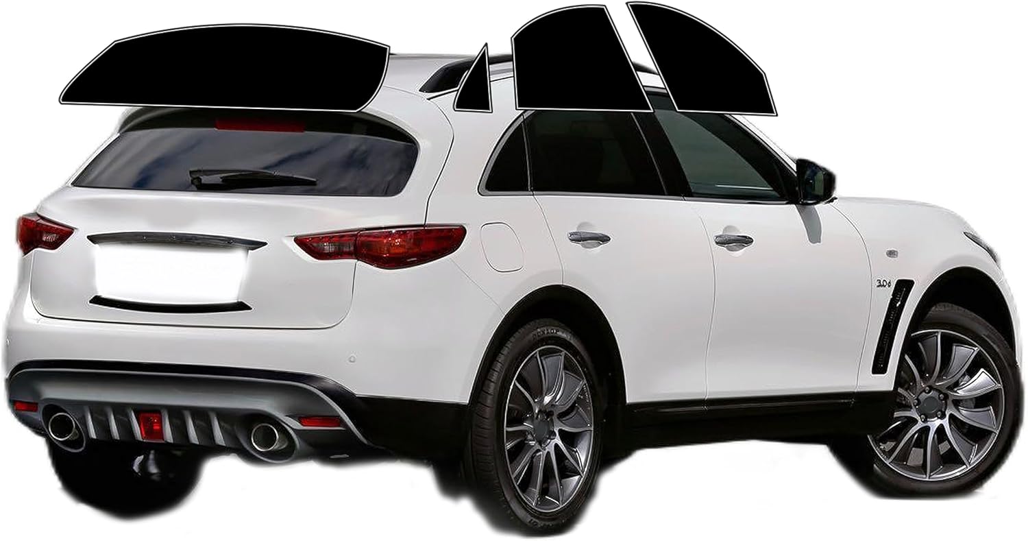 Phantom Ceramic Tint Pre-Cut Nano Carbon Window Film For INFINITI Front ...