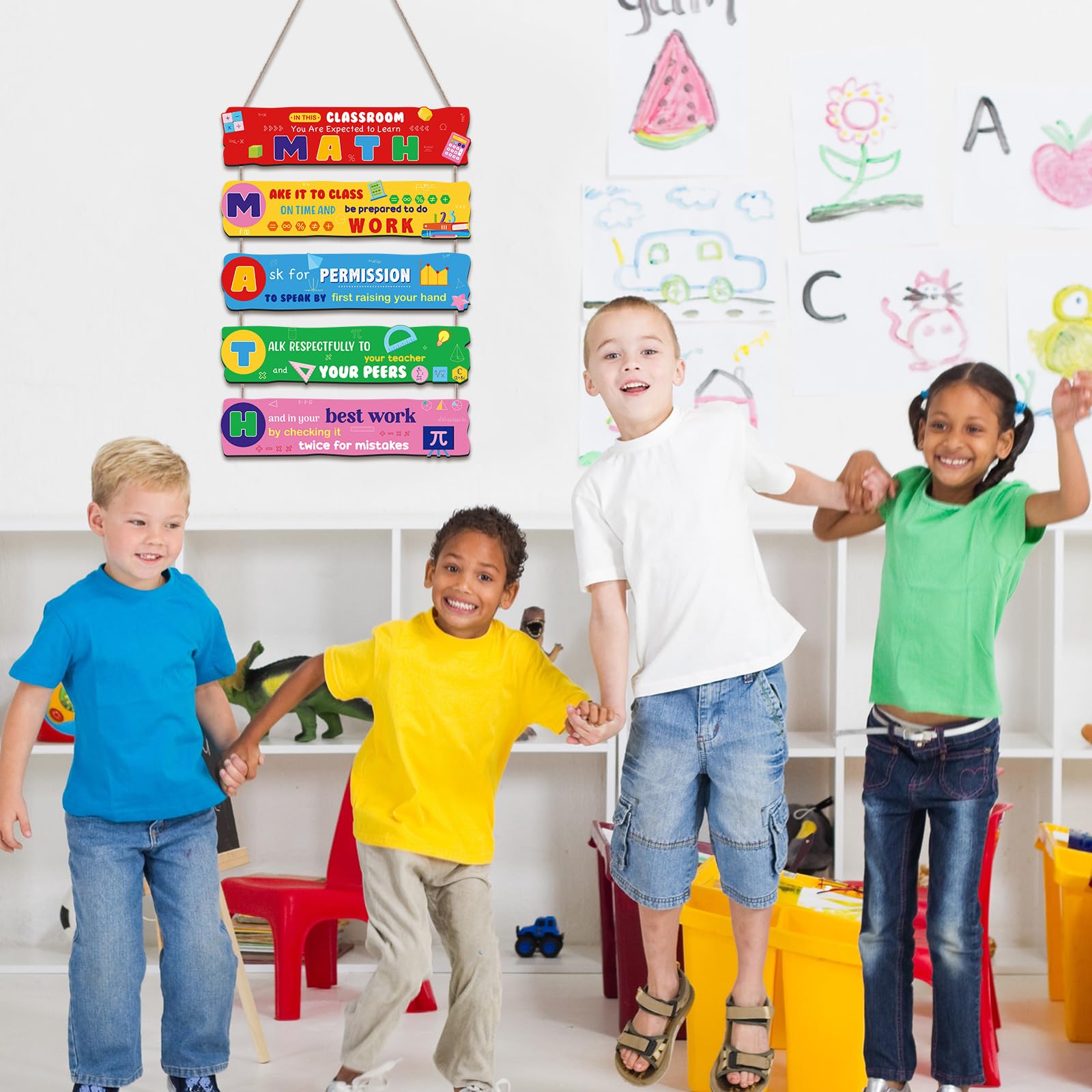 Math Teacher Decorations For Classroom Harloon Sign Math Classroom ...