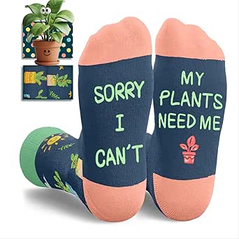 Amazon.com: HAPPYPOP Plant Gifts for Adult - Plant Socks, Gift for ...