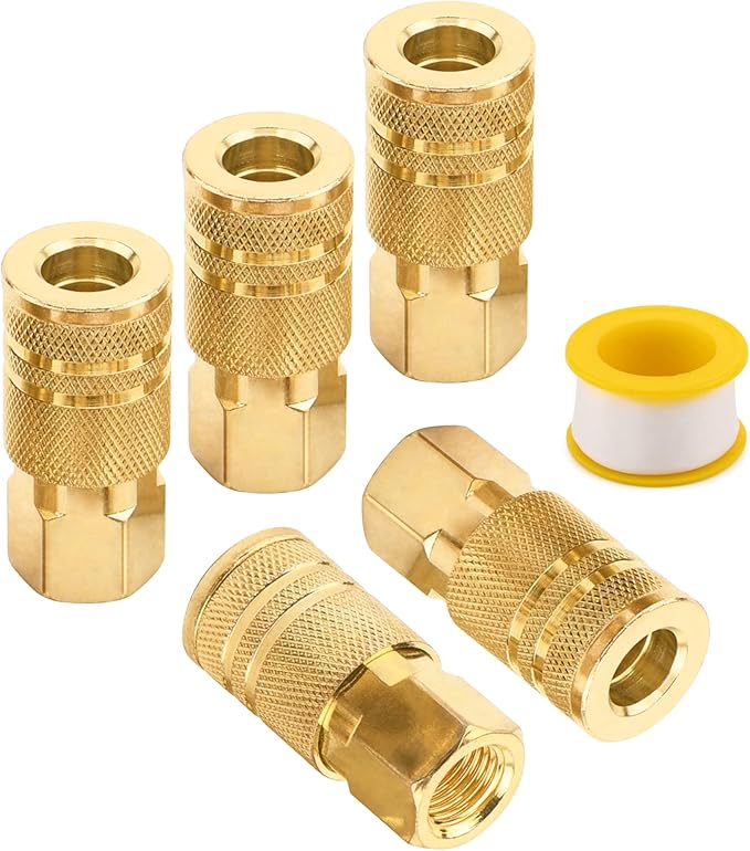 SILATU 1/4 Air Hose Fittings - 1/4 Inch Quick Connect Air Hose Fitting ...