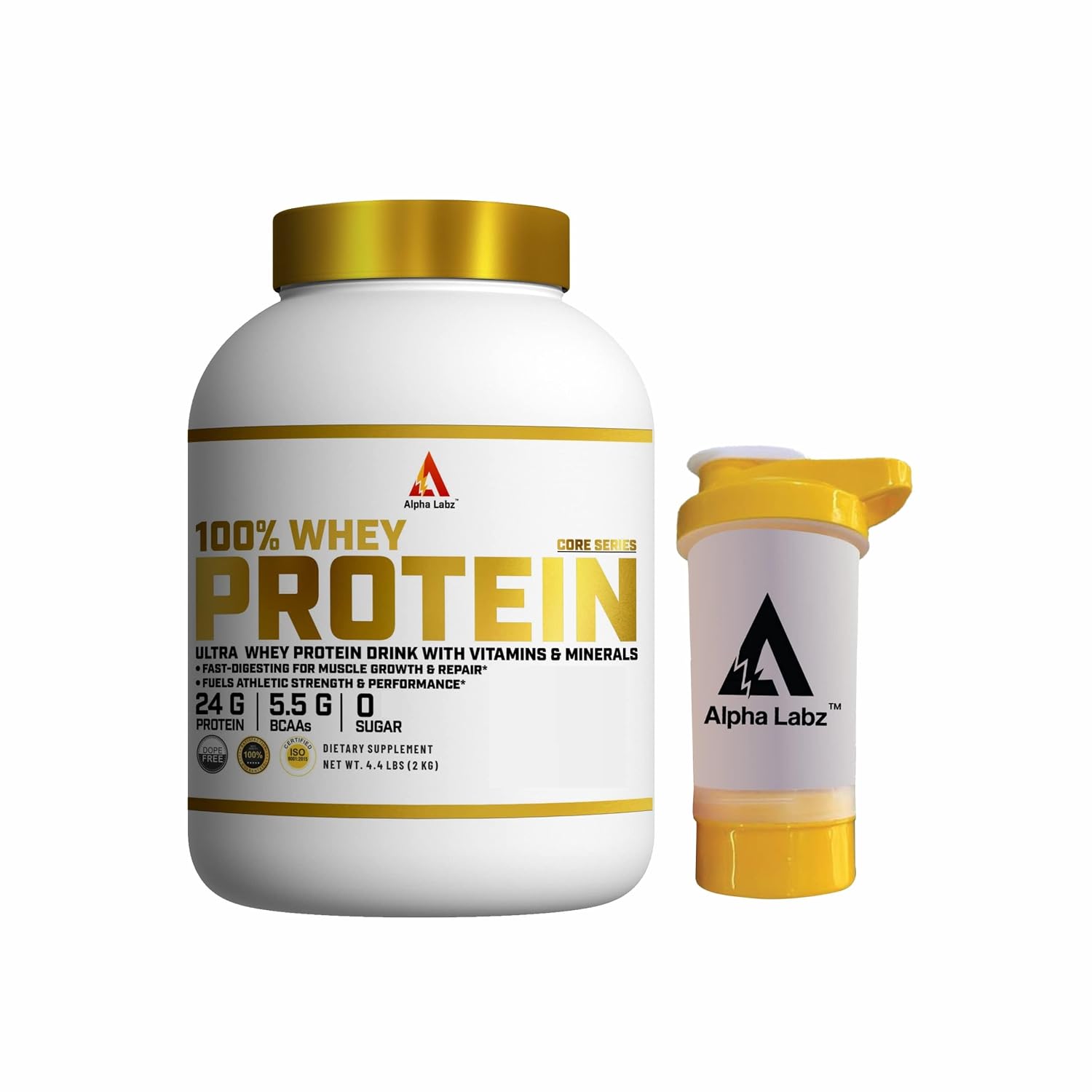 Alpha Labz Whey Protein Supplement - 100% Whey Protein | Post Workout ...