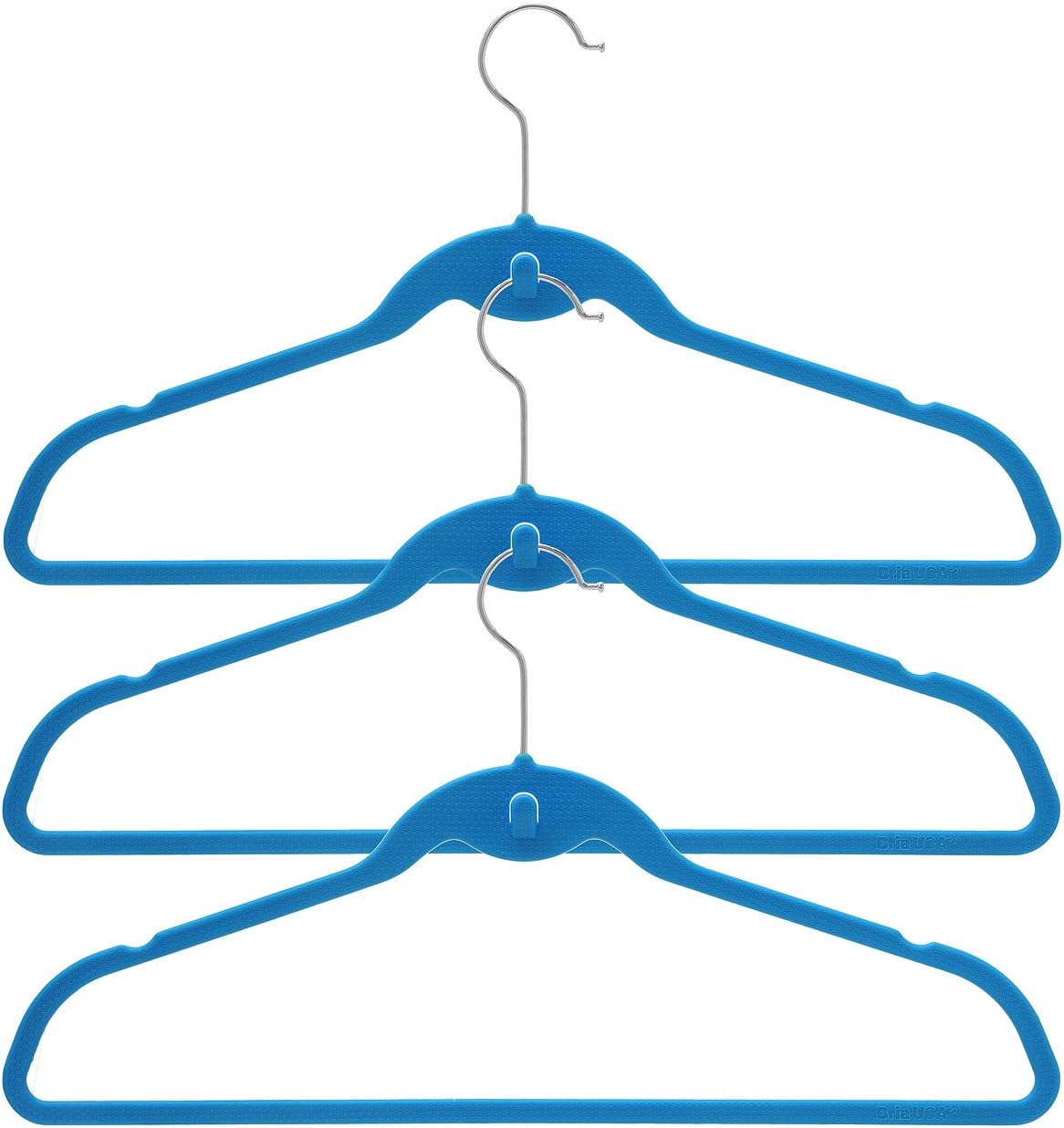 Amazon.com: BriaUSA Cascade Hangers Black Steel Swivel Hooks -Slim ...