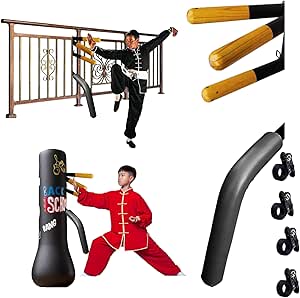 Amazon.co.jp: Wing Chun Dummy Spring Practice Kung Fu Punch Kick ...