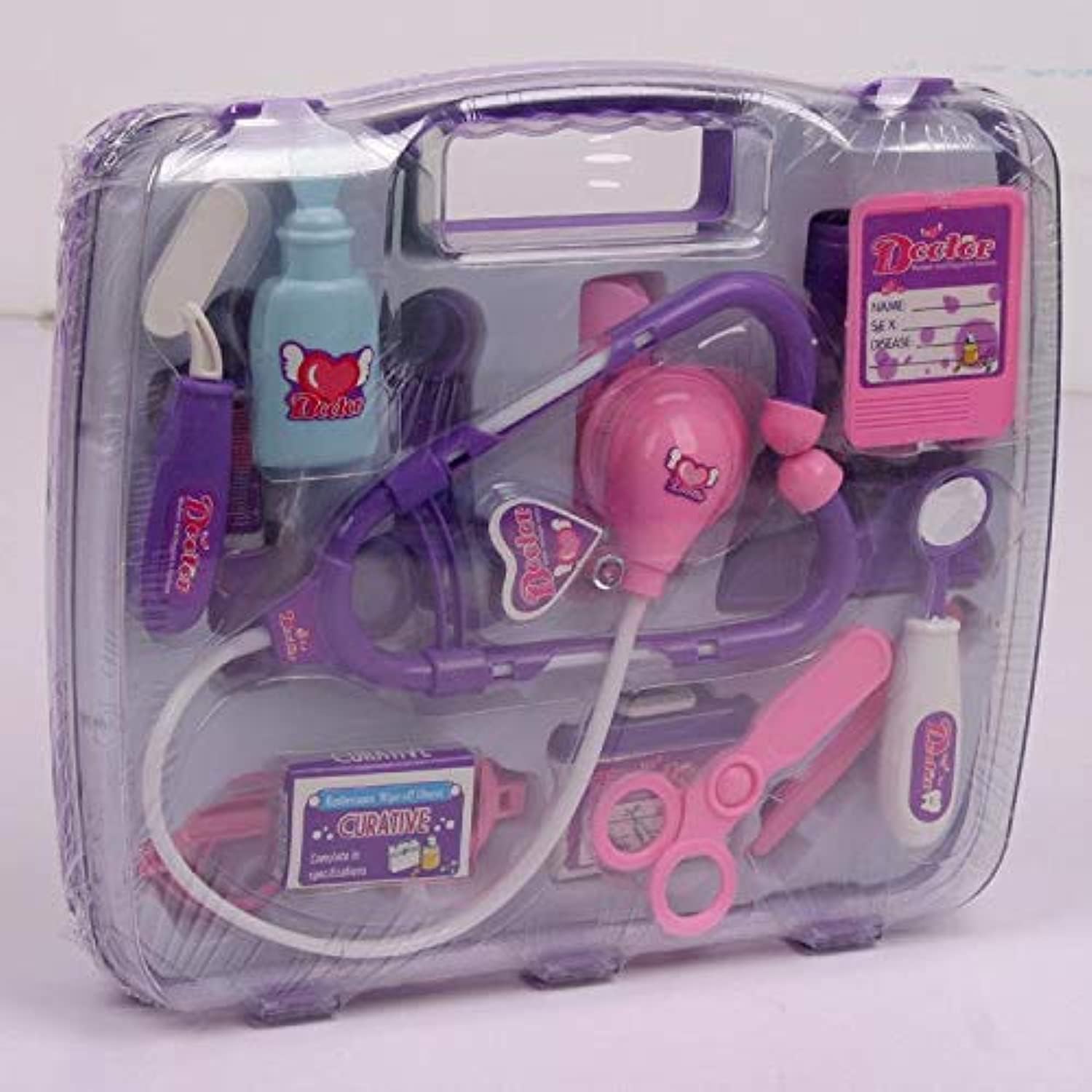 KIDS DOCTOR PLAY SET ROLE PLAY DRESS UP KIT 13 PCS FANCY DOCTORS ...