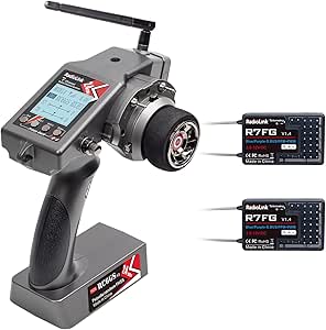 Radiolink RC6GS V3 7 Channels 2.4GHz RC Transmitter with 2 Pcs Gyro ...