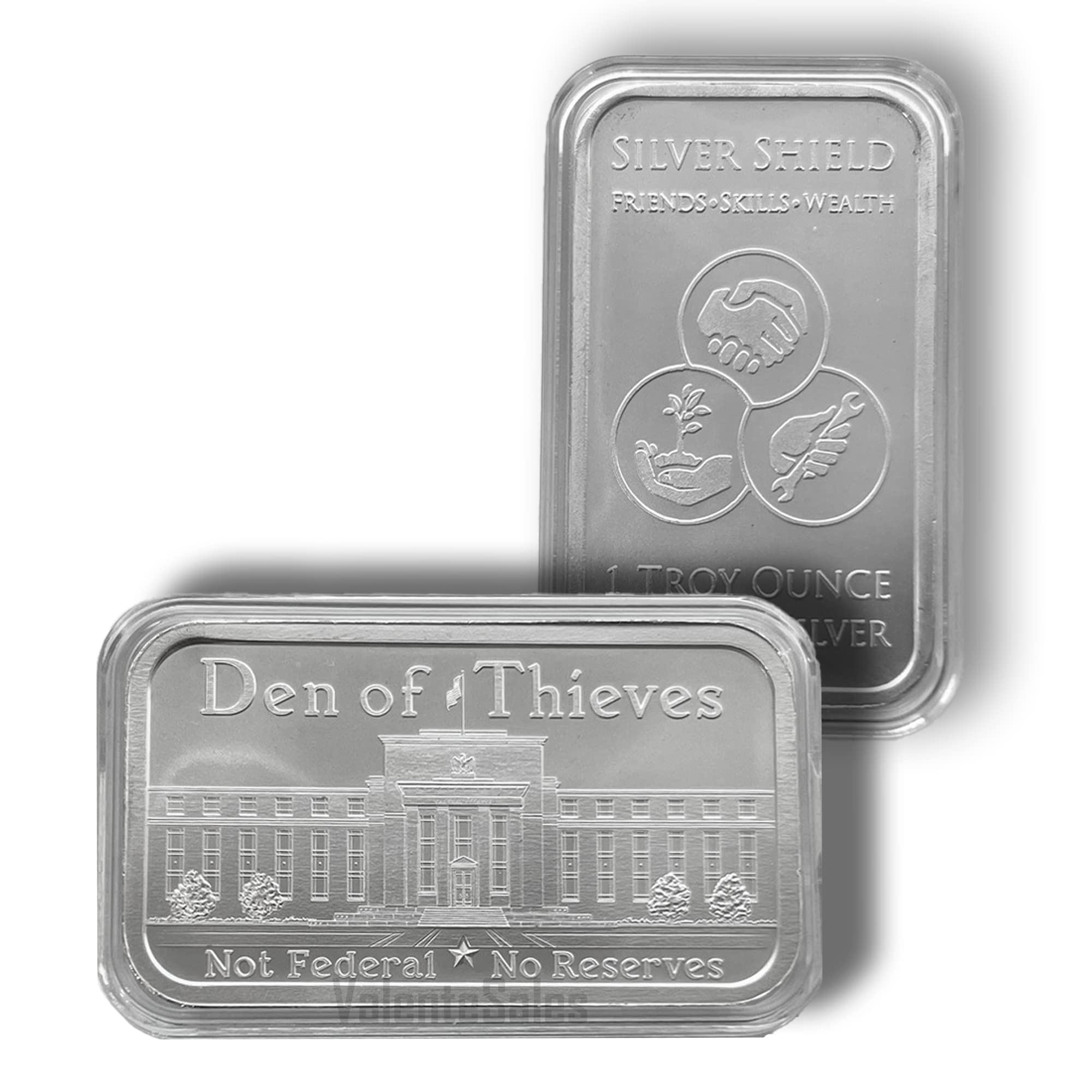 Amazon.com: 1 oz Den of Thieves Silver Bar : Clothing, Shoes & Jewelry