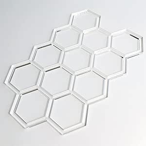 Amazon.com: Honeycomb Template, Clear Acrylic Template, Woodworking ...