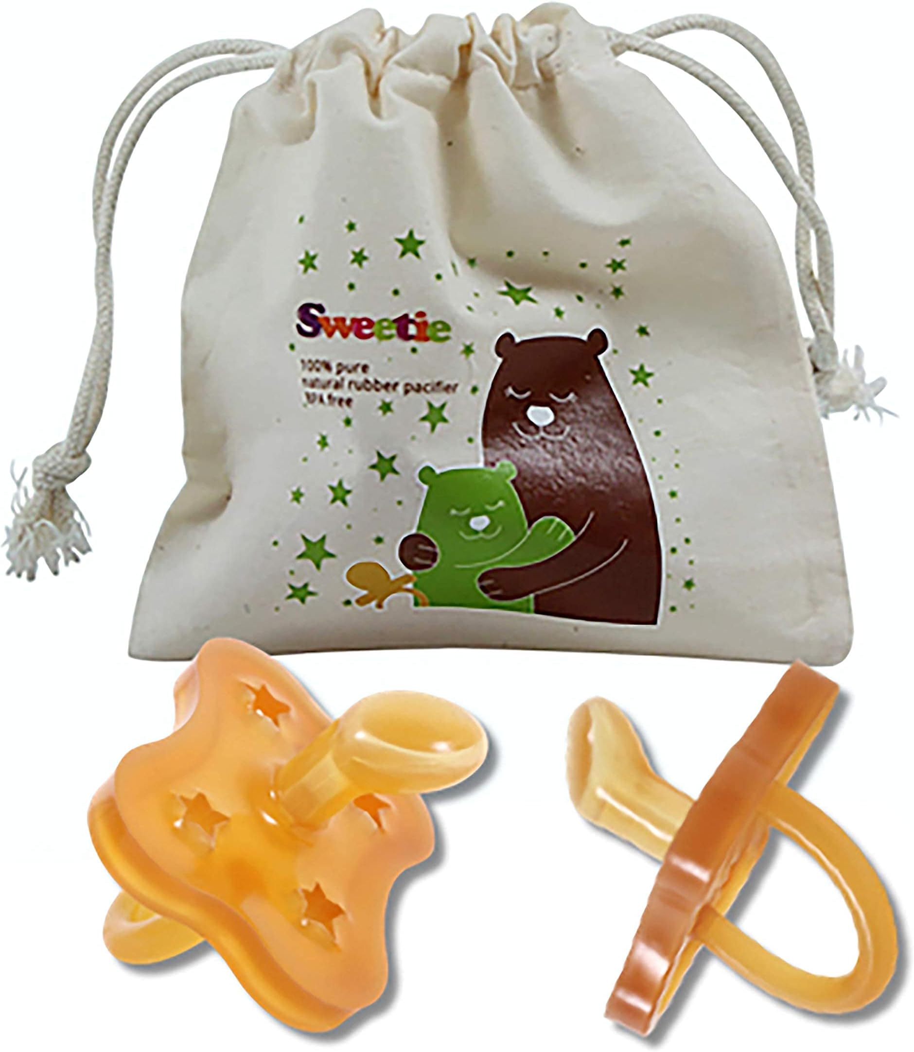 Amazon.com : Orthodontic Natural Rubber Pacifier (Set of 3) Size: 0-6 ...