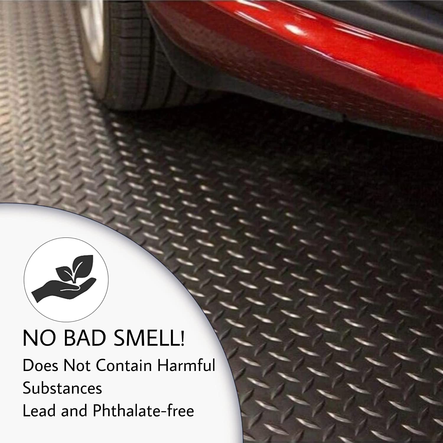 Snapklik.com : SEAL 5 X 10 Ft Premium Garage Floor Mat, Solid 2.8mm ...
