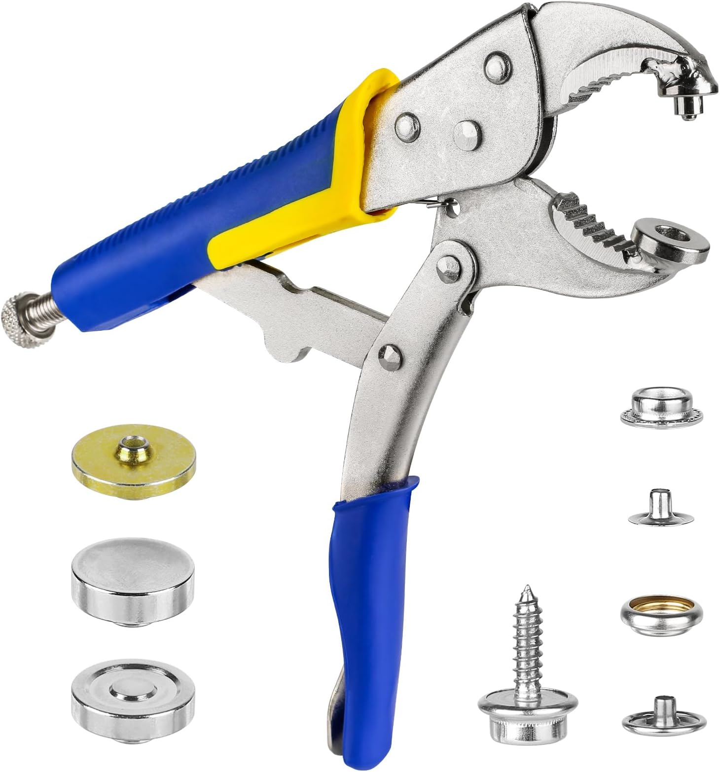 Amazon.com: YZS Snap Button Kit Tool【Upgraded 3 Dies】- Heavy Duty Snap ...