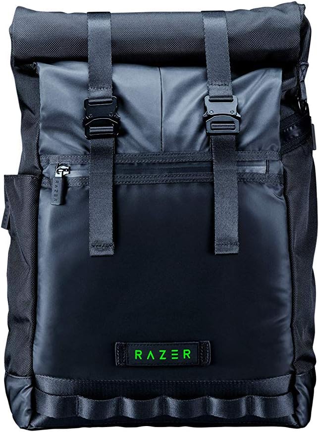 Razer Recon Rolltop Backpack (15.6") - Versatile All-Weather Backpack ...