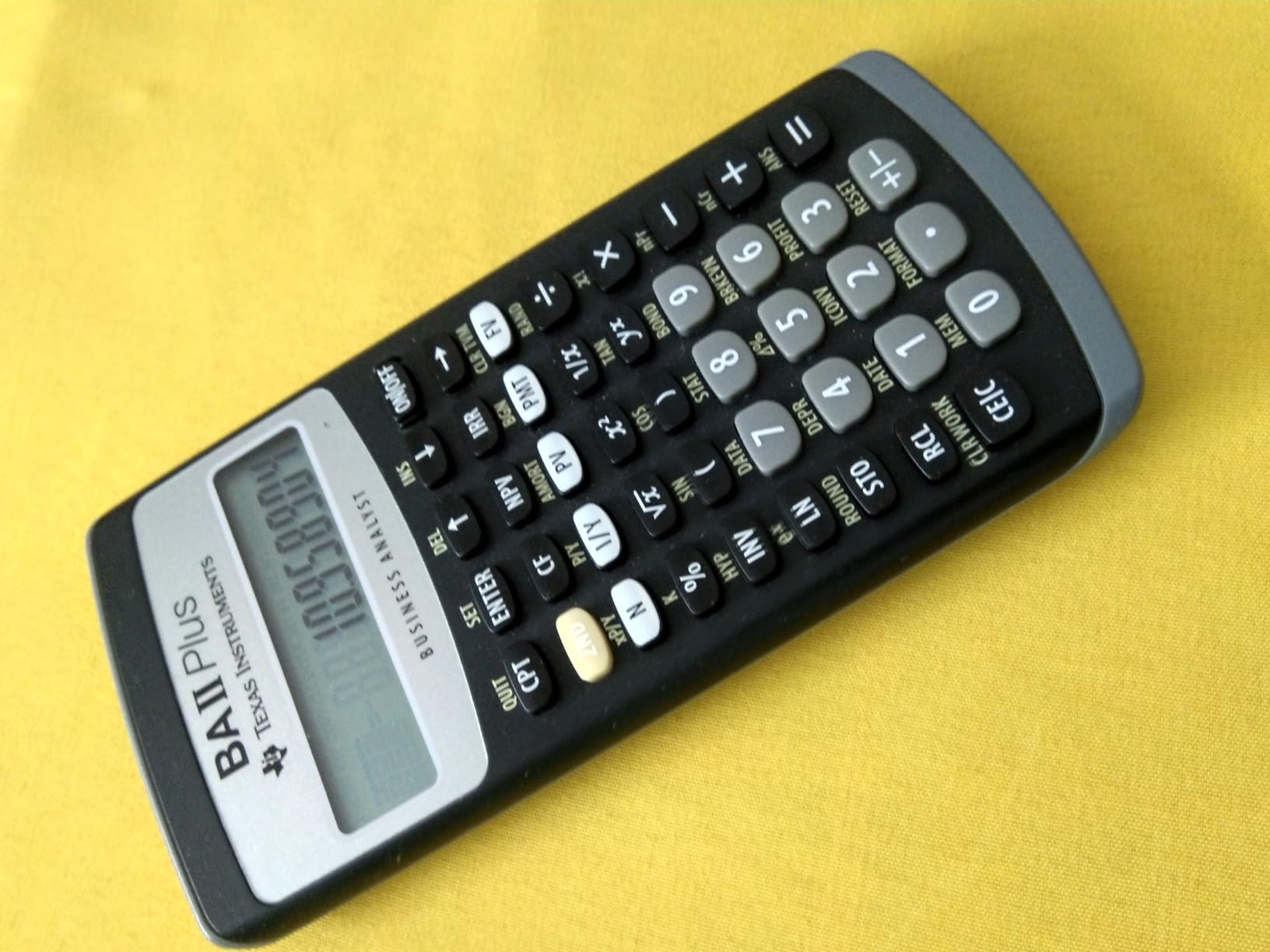 Texas Instruments BA II Plus Financial Calculator : Texas Instruments ...