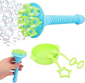 Bubble Blower for Adults - Trumpet Shaped Wand with Round Tray Makers ...