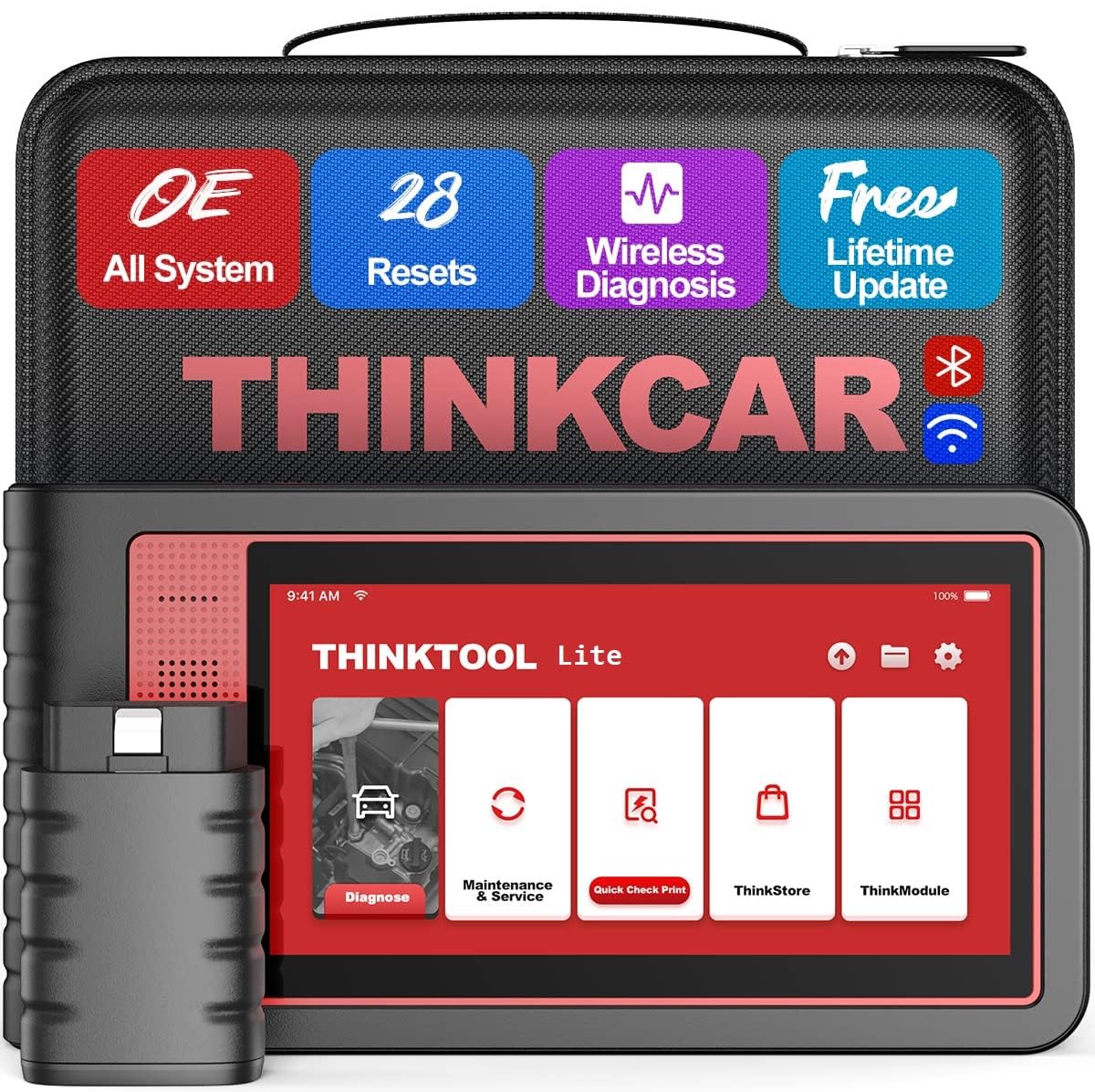 Thinkcar Thinktool Lite OBD2 Scanner for Car, Bidirectional Diagnostic ...