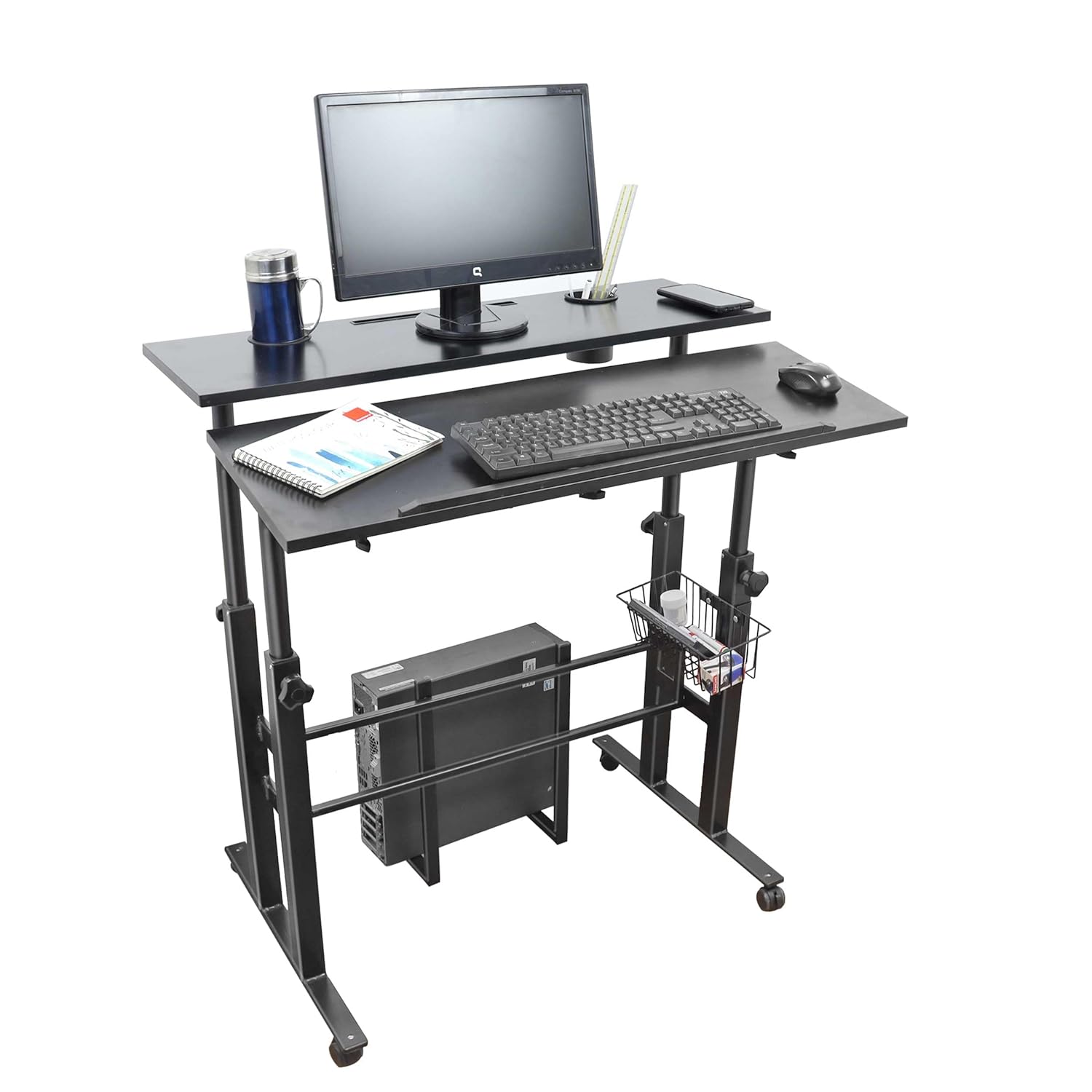 Isomars 36"/92Cm Wide Made In India Desktop & Laptop Adjustable Table ...