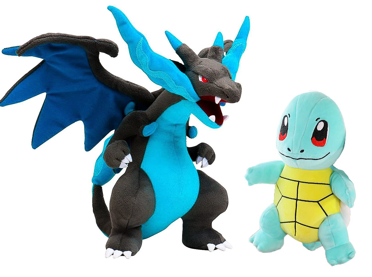 Buy Charizard Plush and Squirtle Plush - Combo 2 Plush - Blue Charizard ...