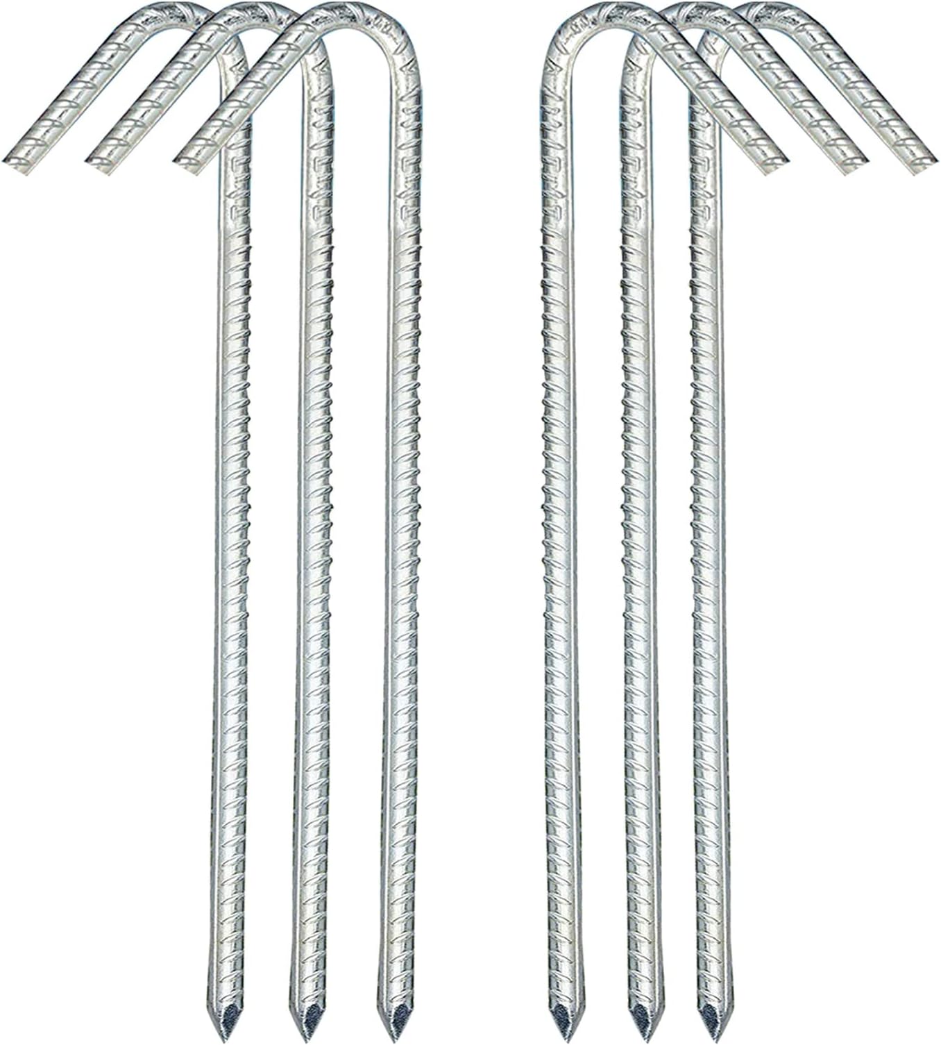 Piquets de Tente d'agrafes de Jardin Piquet d'armature Crochets Acier ...