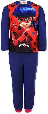 Miraculous Ladybug Girls Licensed Marinette Print Micro Fleece Pyjamas ...
