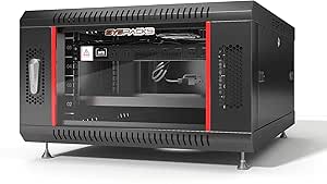Amazon.com: 6U Wall Mount Server Rack Cabinet 24” Deep, 19” Network ...
