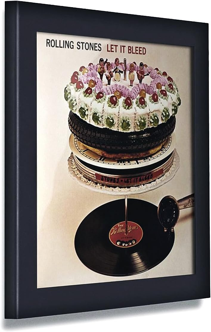Art Vinyl Play & Display Record Frame (Black) – BigaMart