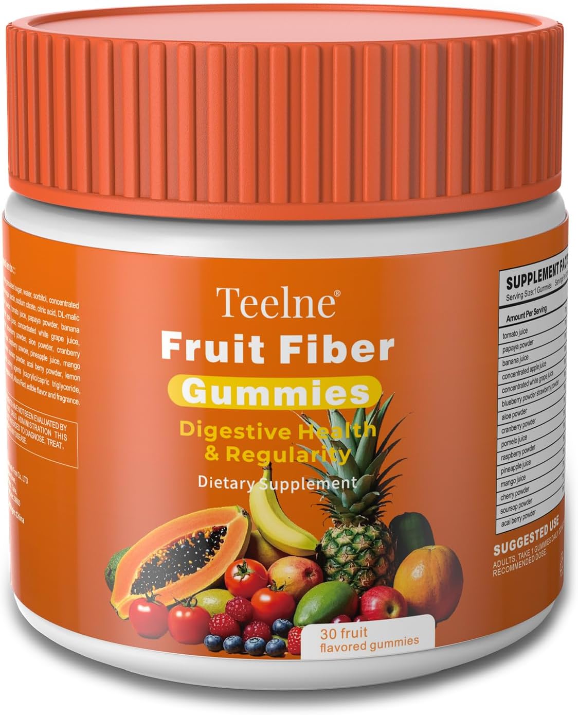 Amazon.com: Fruits Fiber Gummies, Vitamins Supplements Dietary ...