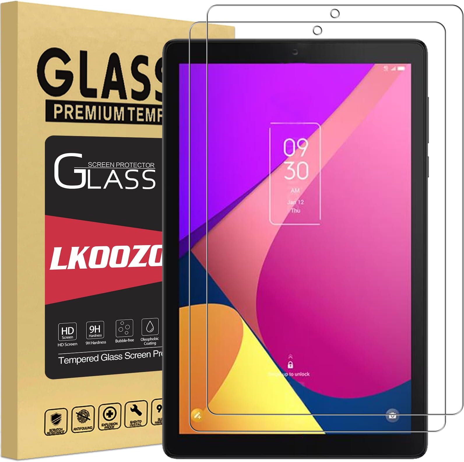 Amazon.com: Hianjoo 2-Pack Screen Protector Compatible with TCL Tab 8 ...
